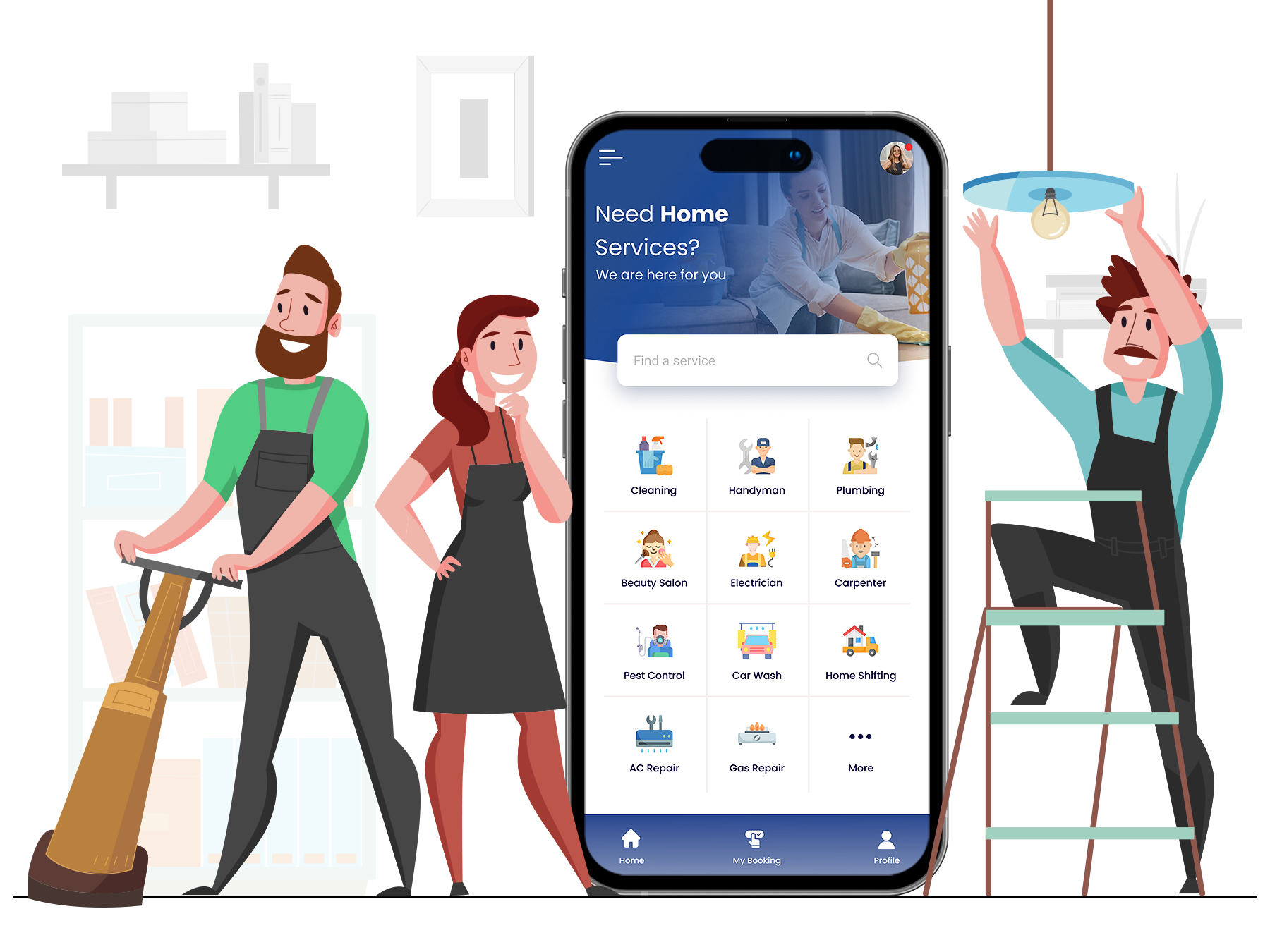 Cost To Develop Home Service Apps Like Handy or Thumbtack Clone